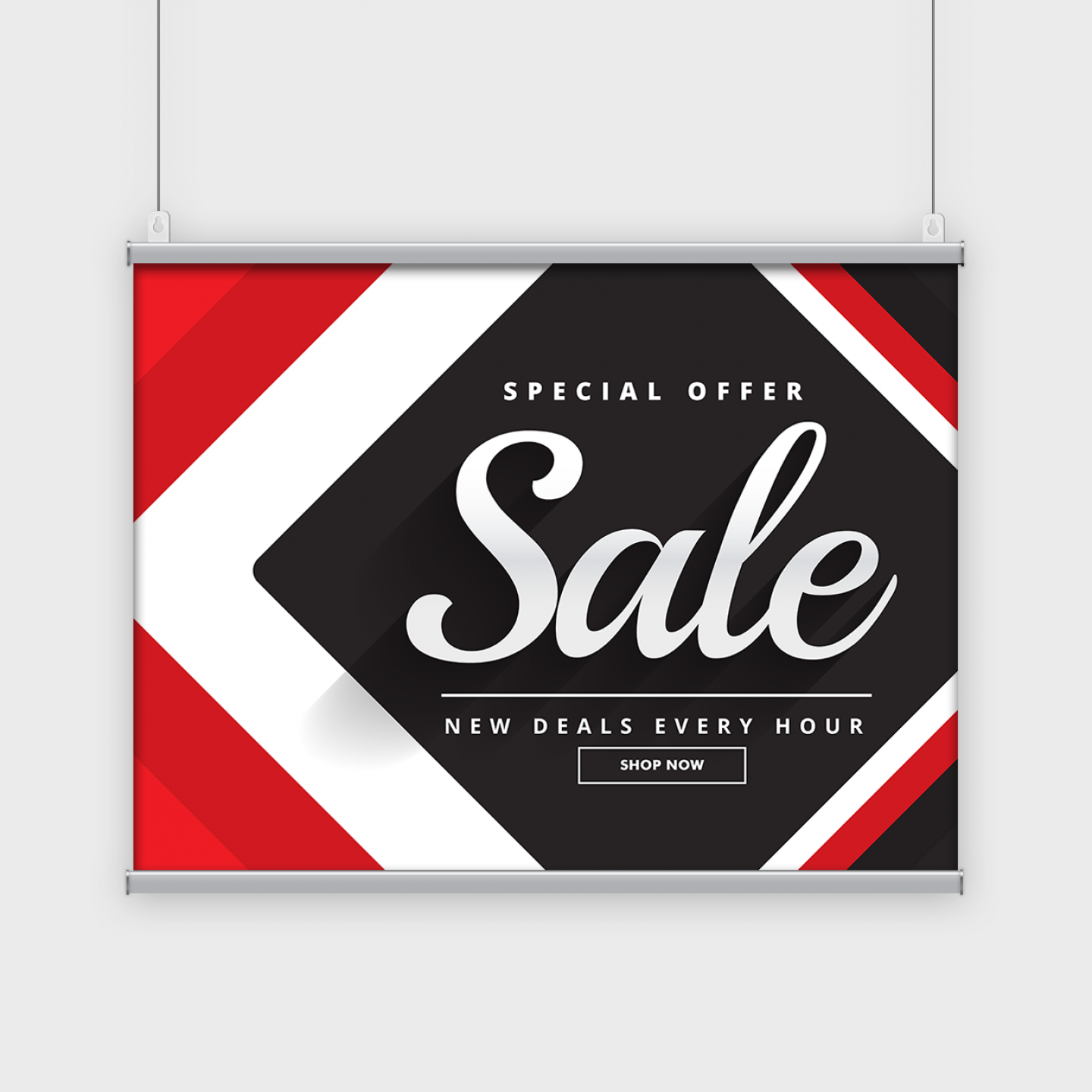 Snap Poster Hanger 24" (W) - Large Poster Printing | 777Sign